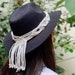 Macrame Hat Bands, Womens Hat Band, Boho Hat Accessories, Handmade Hat ...