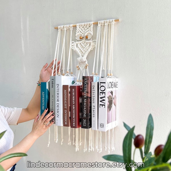 Hanging Bookshelf - Etsy