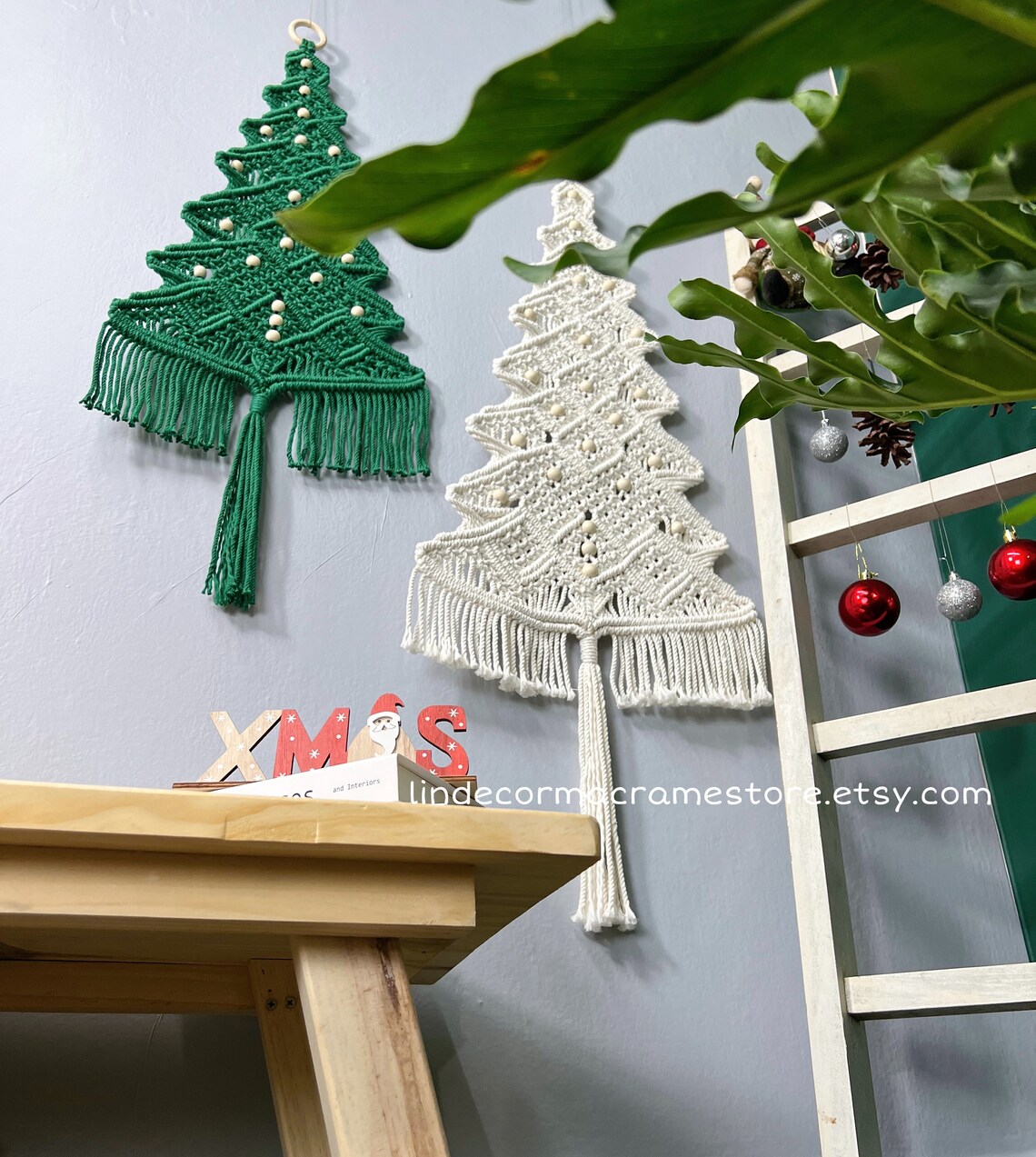 Large Macrame Christmas Tree Boho Christmas Decor Pine Tree - Etsy