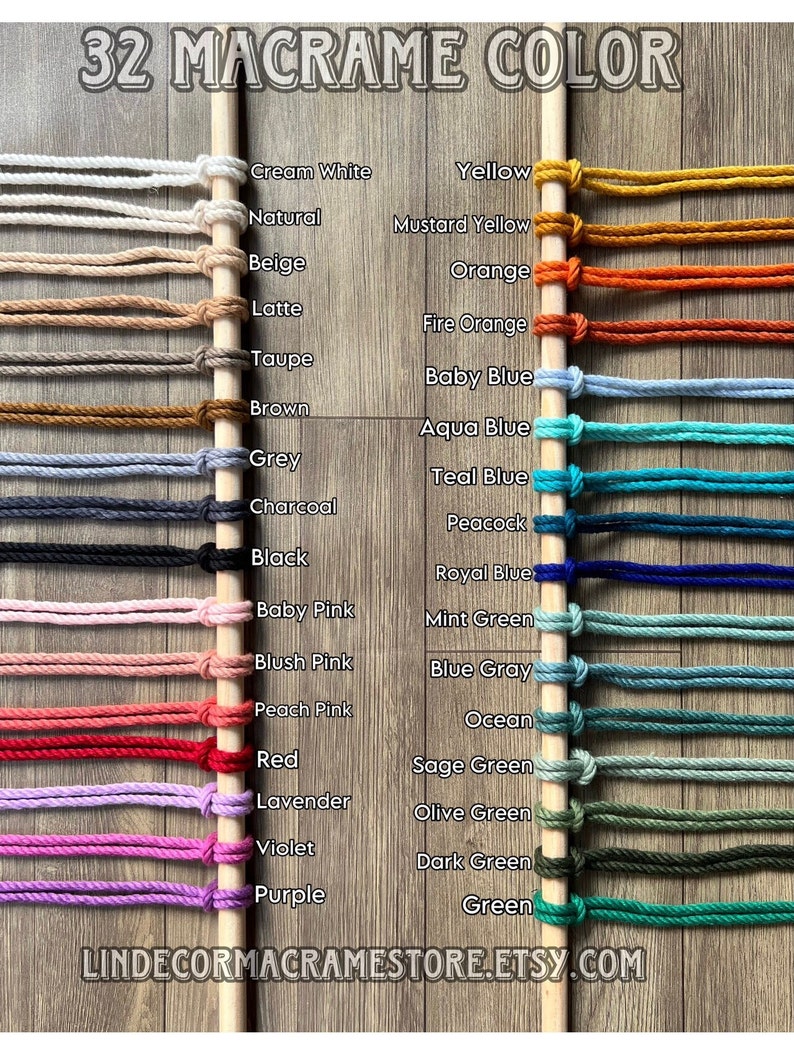 Bohemian Macrame Yarn Wall Hanging: Fiber Art Headboard Decor - Etsy