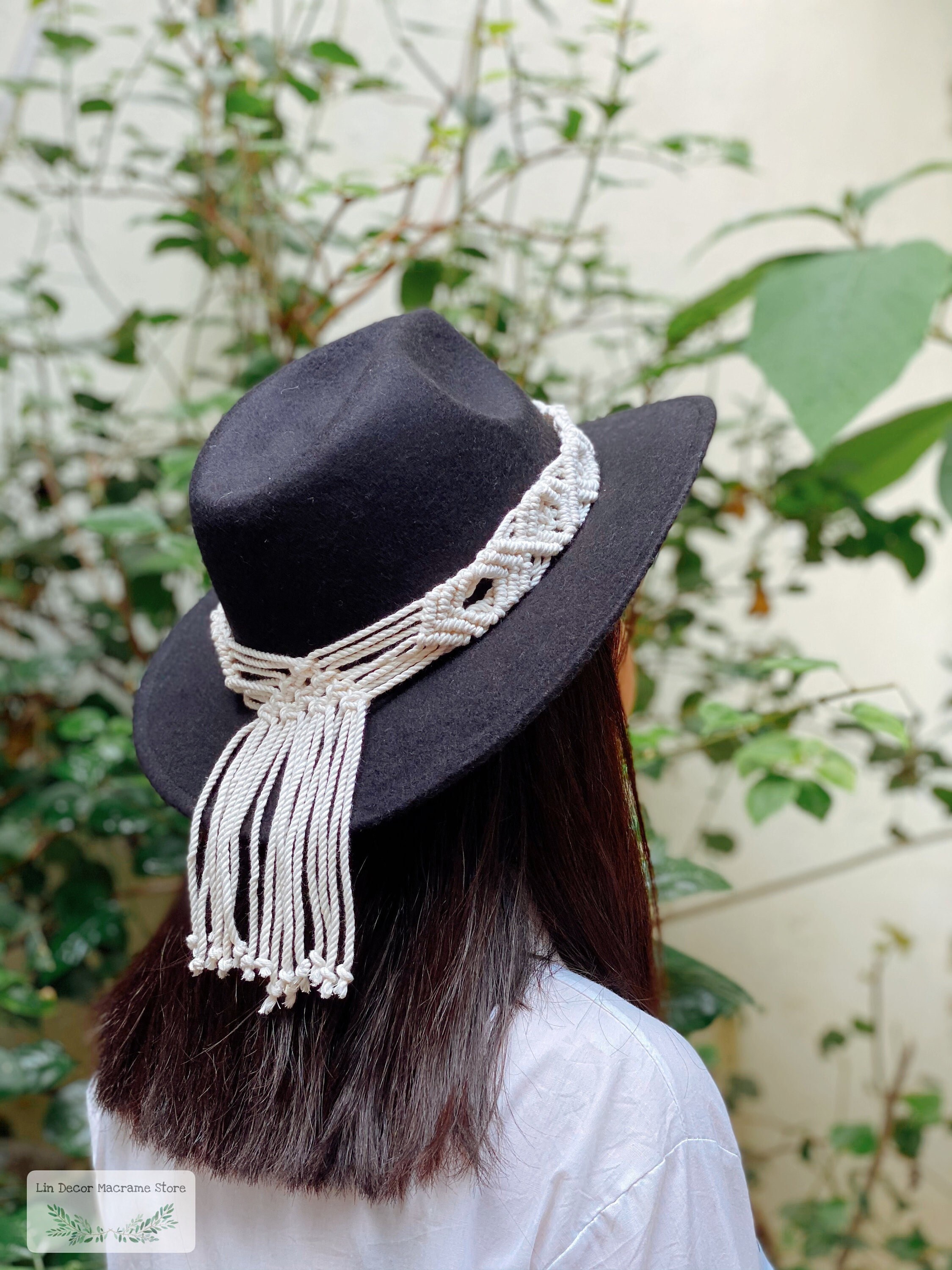 Boho Macrame Hat Bands Handmade Hat Bands Hat Accessories - Etsy