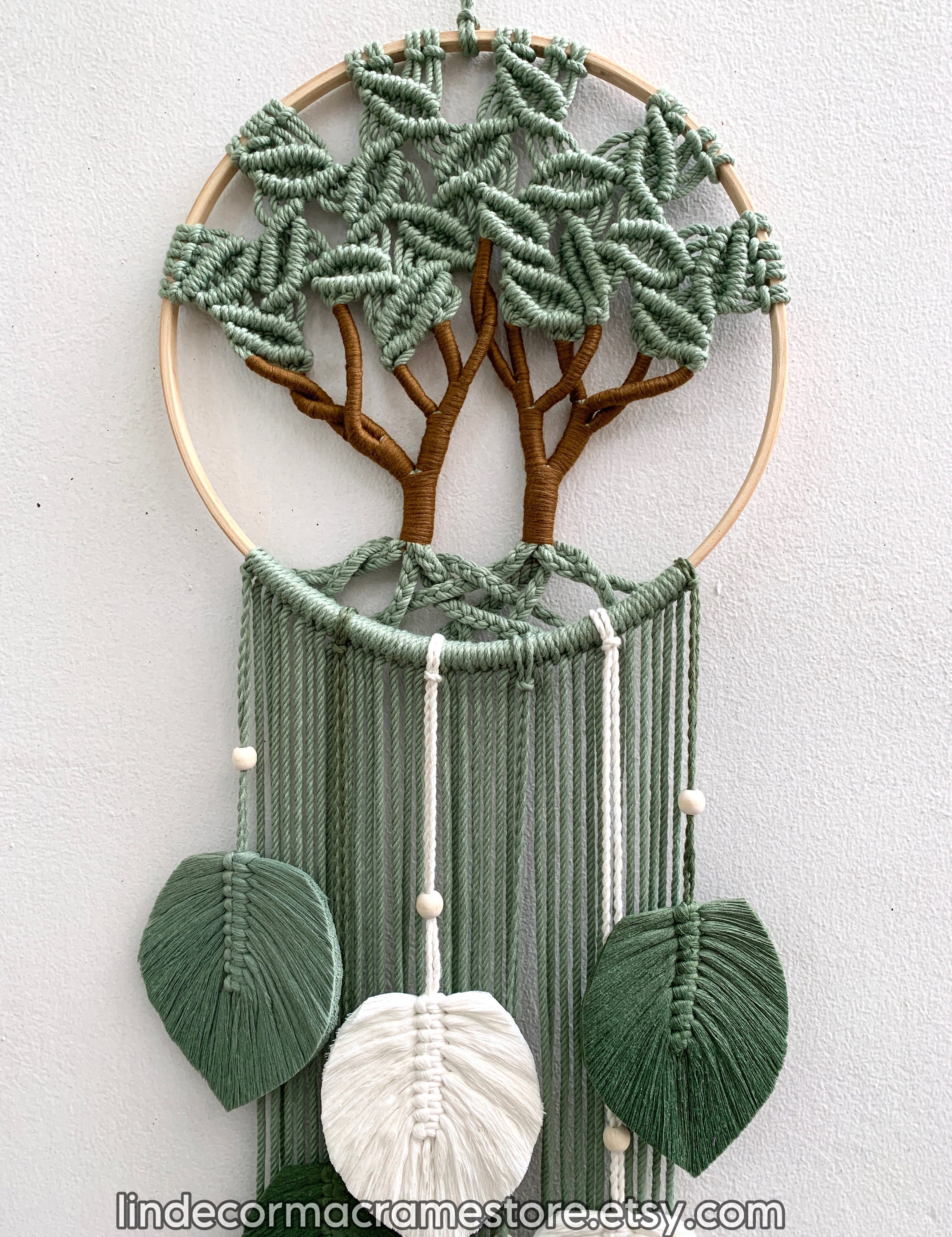 Macrame Tree of Life Wall Hanging: Handmade Boho Decor - Etsy