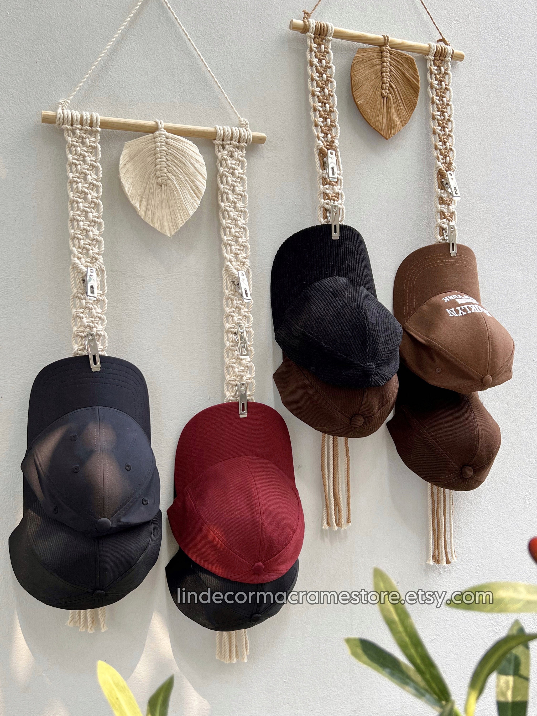 Macrame Baseball Cap Holder PDF Pattern Now Available R/macrame ...
