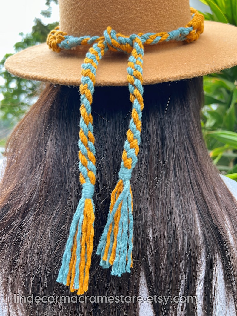 Macrame Daisy Flower Hatbands Vintage Hat Bands Boho Hat - Etsy