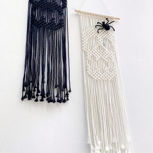 Macrame Skull Wall Art, Halloween Decor, Scary Decor, Handmade Skull ...