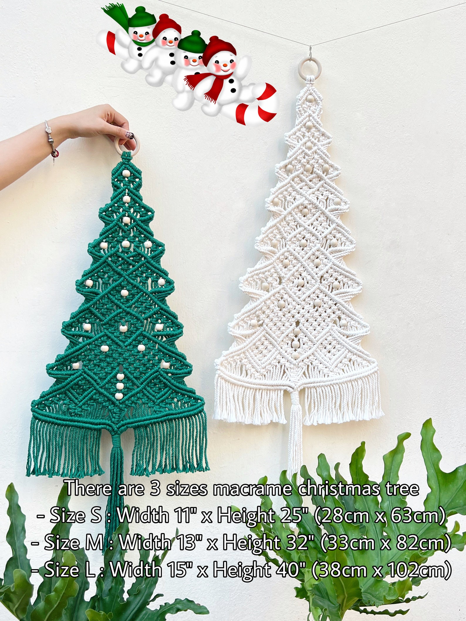 Large Macrame Christmas Tree Boho Christmas Decor Pine Tree - Etsy