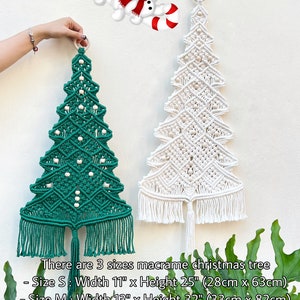 Large Macrame Christmas Tree Boho Christmas Decor Pine Tree - Etsy
