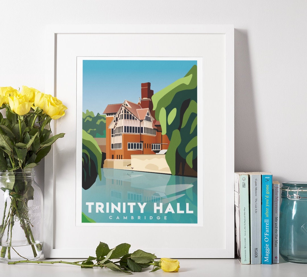 Trinity Hall, Cambridge University Art Print A4/A3 - Etsy