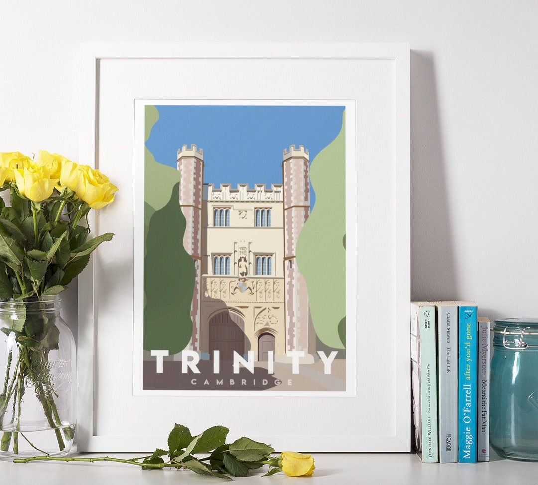 Trinity College, Cambridge University Art Print A4/A3 - Etsy
