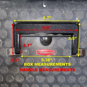 Replacement Handle for Rubbermaid Toolboxes Like the Roughneck Step ...