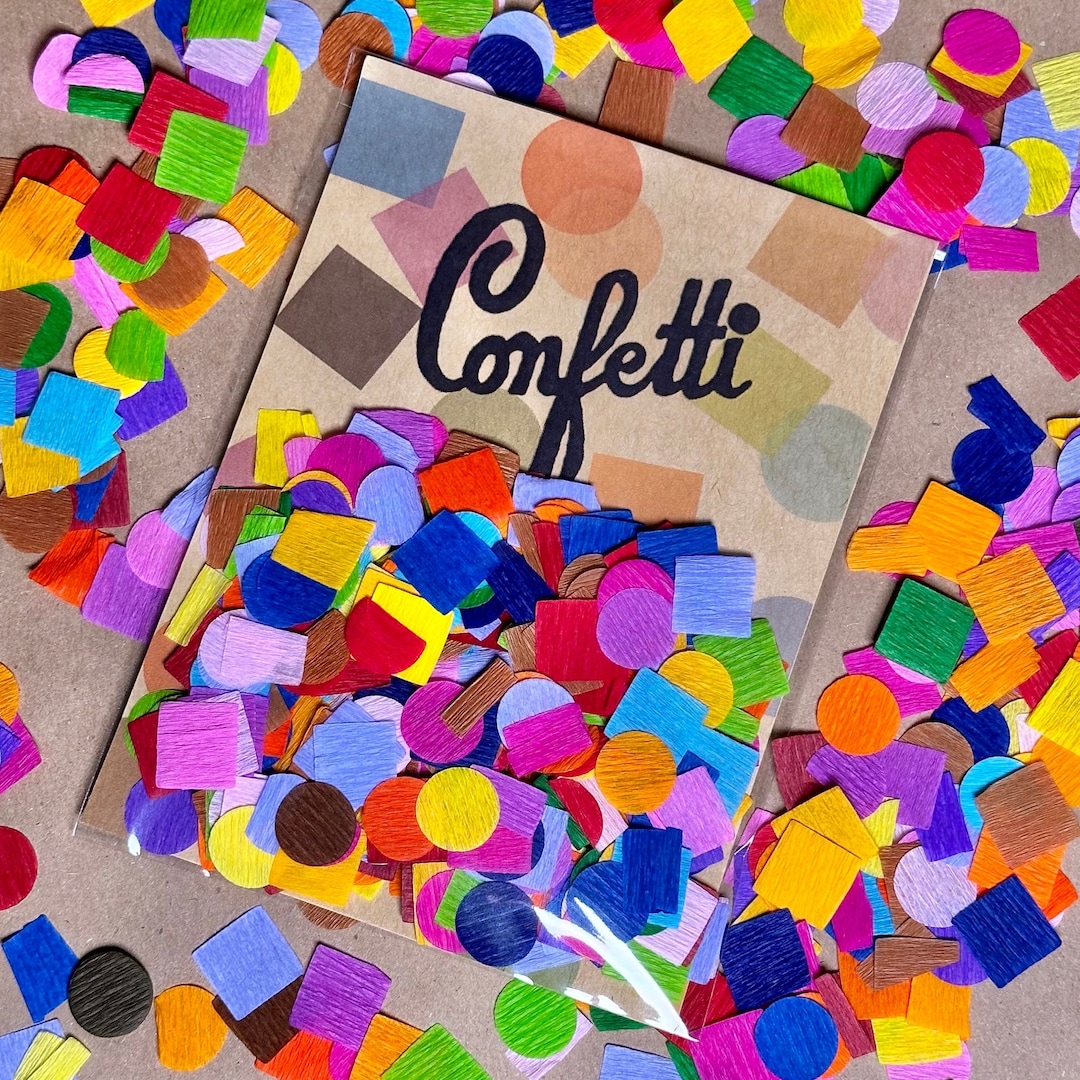The Rainbow Confetti Packet - Etsy