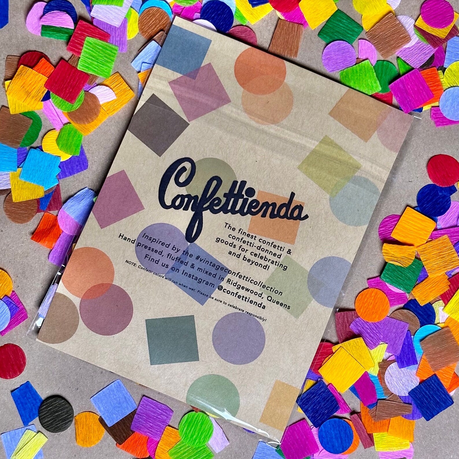 The Rainbow Confetti Packet - Etsy
