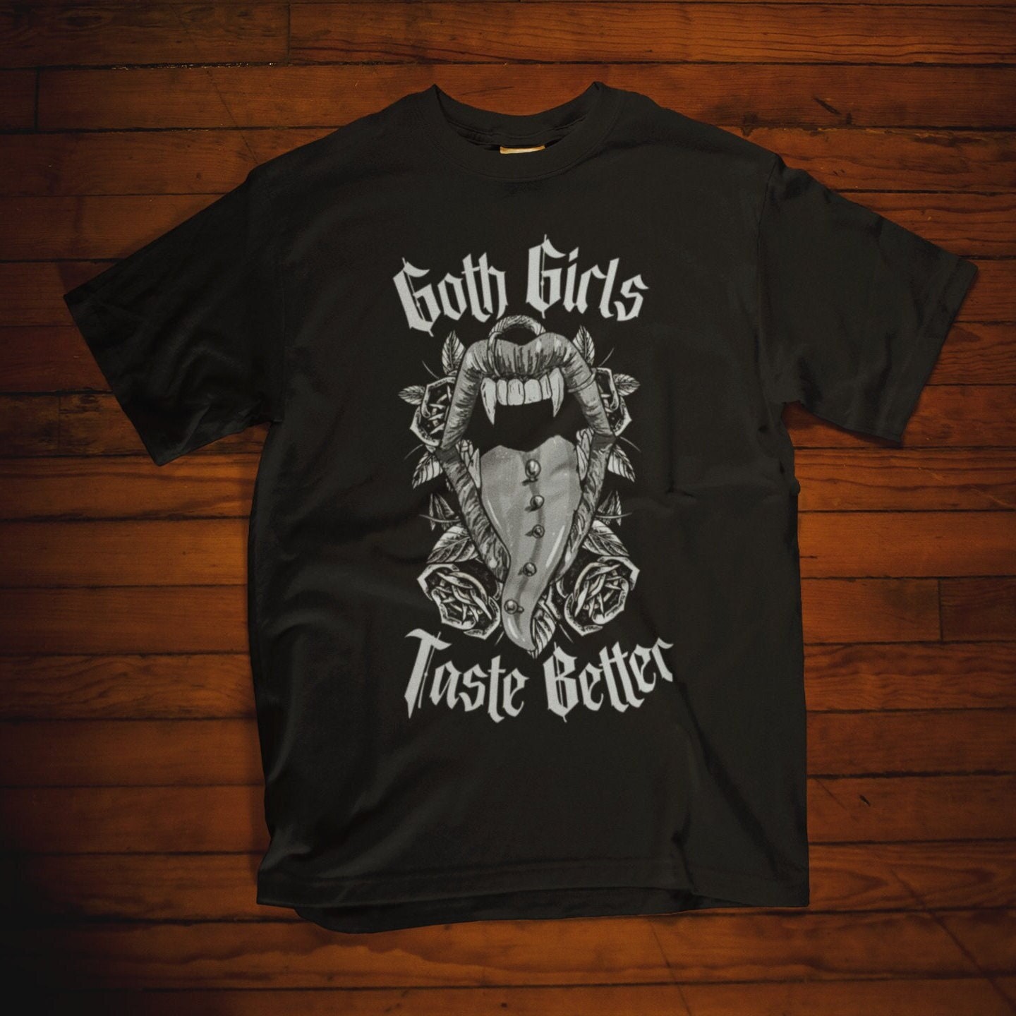 Goth Girls Taste Better Shirt, Alt Women Men Dark Gothic Shirt, Grunge ...