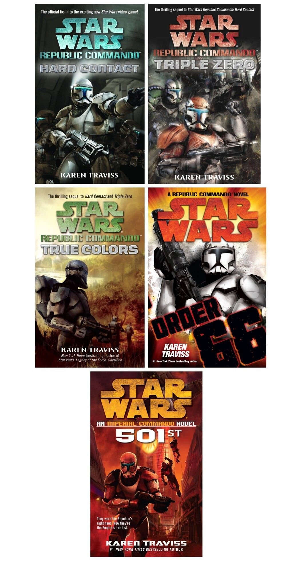 Star Wars: Republic Commando Complete Series 5 Books - Etsy