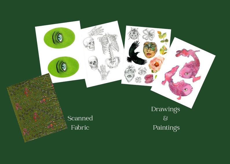 March Collage Sheets, Junk Journal Kit, Digital Download, Art Journal ...