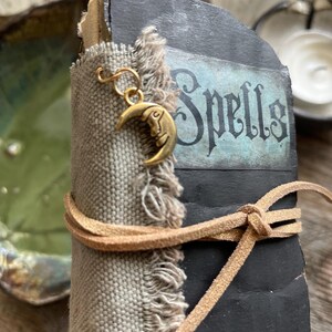 Tiny Journal 5, Spellbook, Art Journal, Rust Dued Paper, Grungy Journal ...