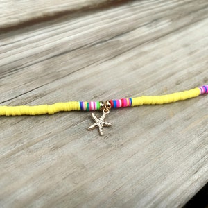 Heishi Anklet Heishi Beaded Anklet Summer Anklet Sealife Anklet ...