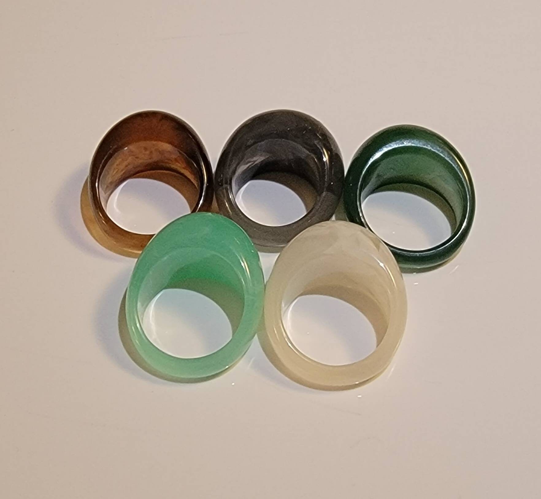 Acrylic Dome Rings Dome Rings Resin Dome Rings Chucky | Etsy