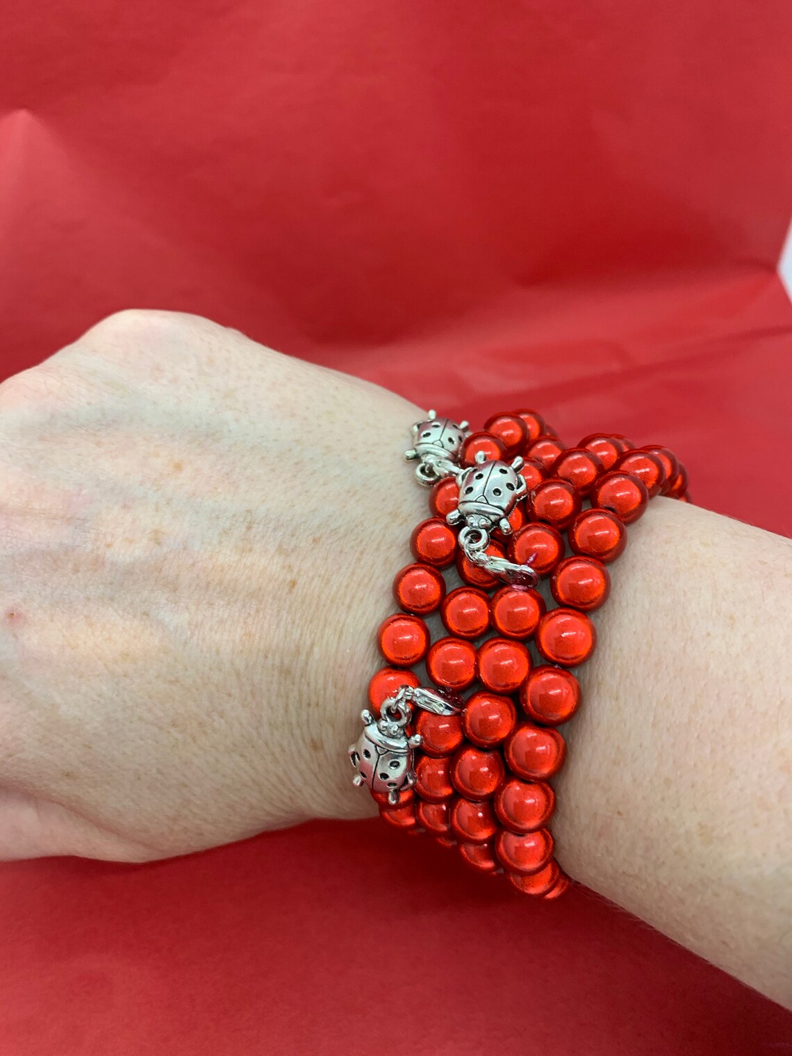 Sending You a Love Bug Bracelet - Etsy