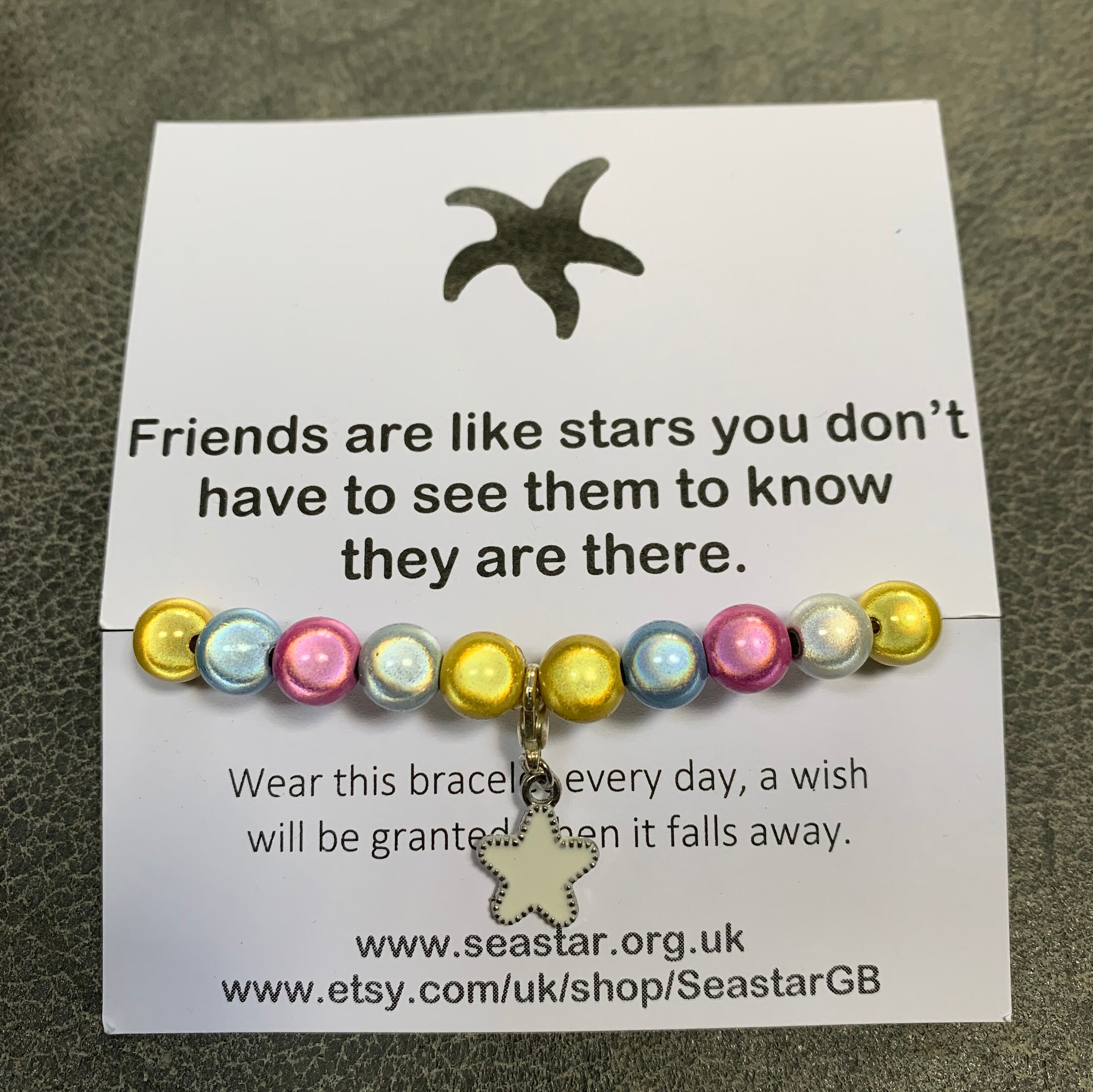 Friendship bracelet wish bracelet fun pun bracelet charm | Etsy