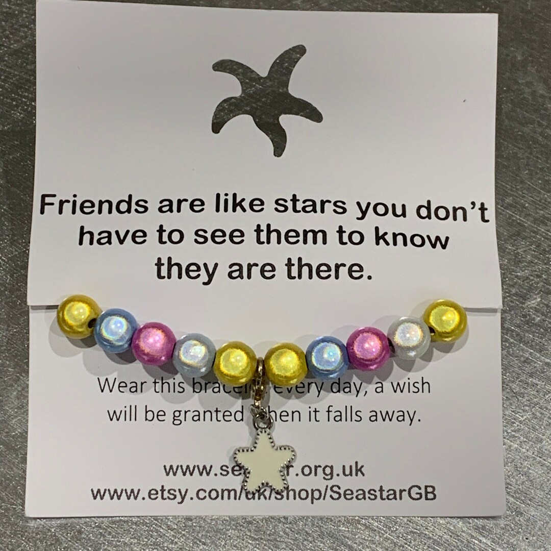 Friendship bracelet, wish bracelet, fun pun bracelet, charm bracelet ...