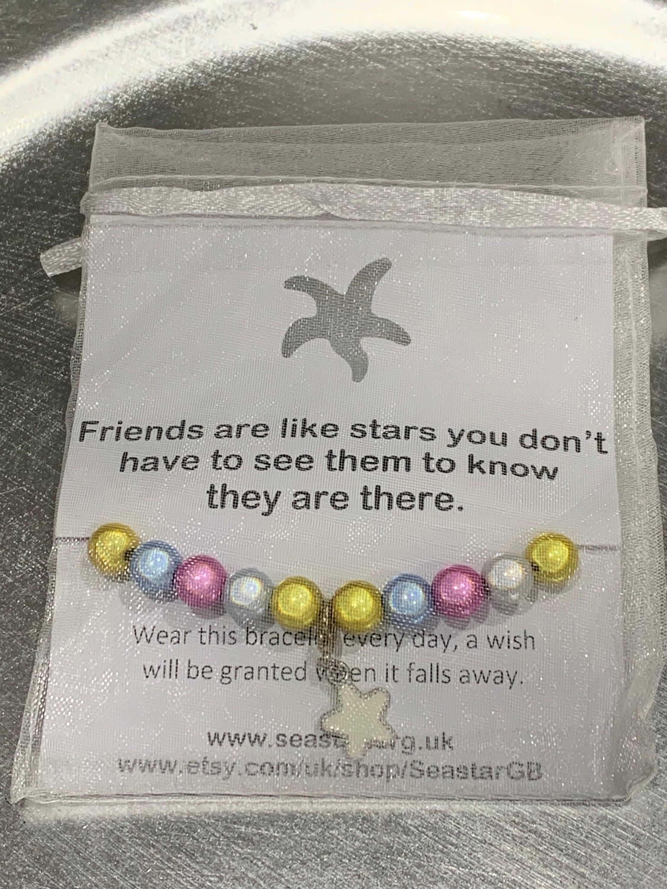 Friendship bracelet, wish bracelet, fun pun bracelet, charm bracelet ...