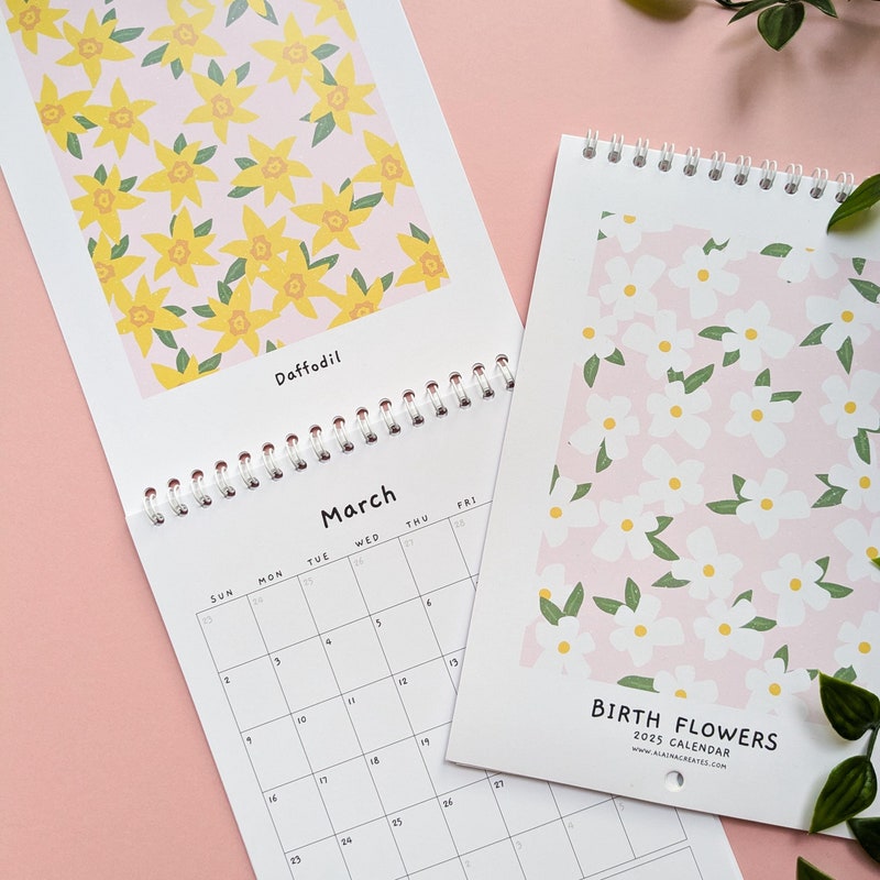 Flower Calendar - Etsy