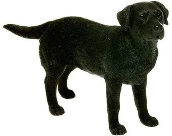 Black Lab Statue - Etsy
