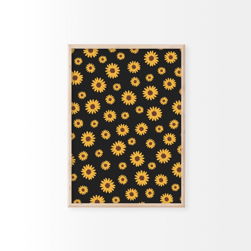 Sunflower Print - Etsy