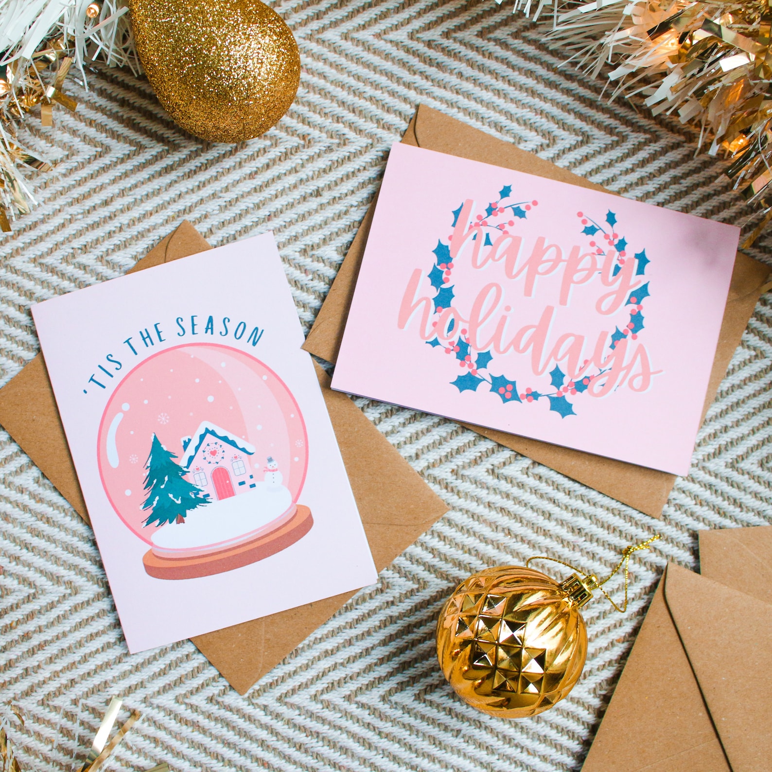Christmas Card Pack | Pack of 10 or 20 Cards, Handmade Christmas Cards ...