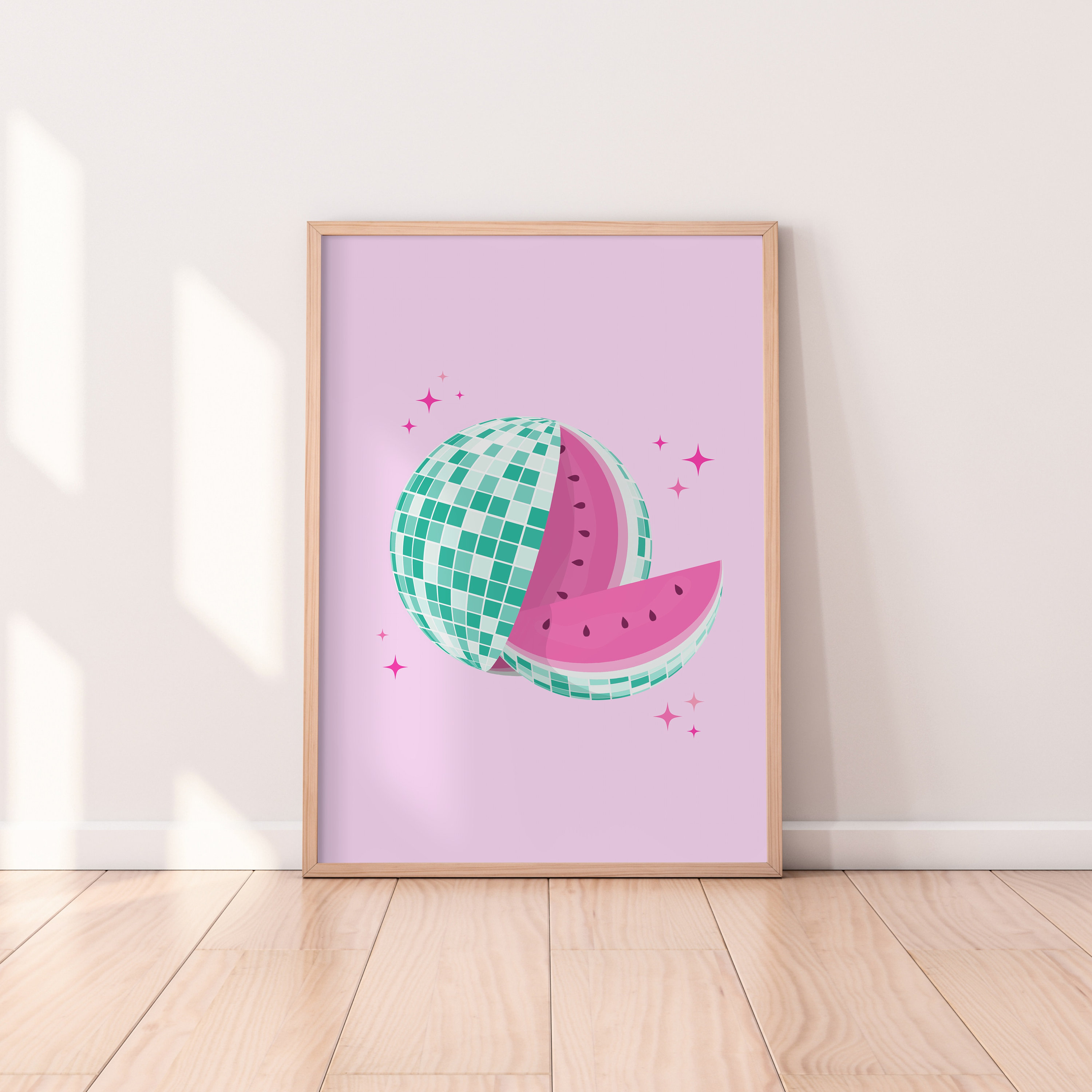 Disco Watermelon Print | Disco Print, Eclectic Print, Colourful, Retro ...