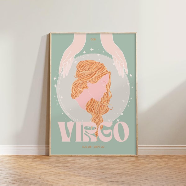 Virgo Print - Etsy