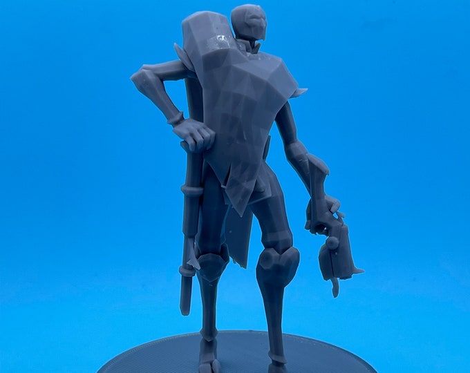 3D Printed Jhin Figure League of Legends - Etsy