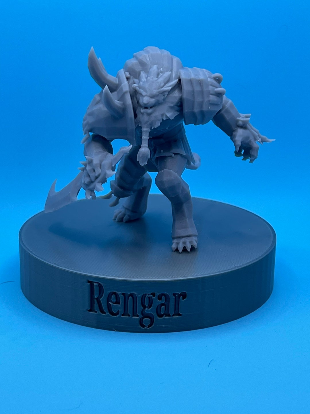3D Printed Rengar Figure League of Legends - Etsy