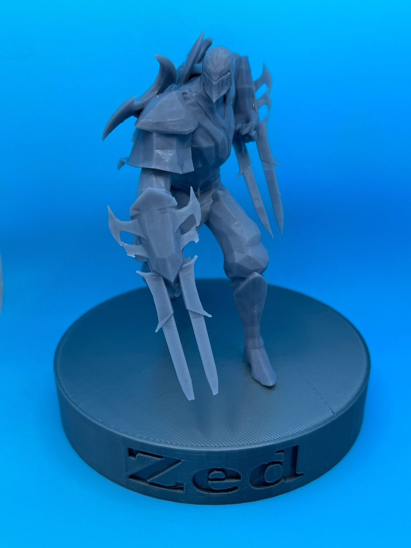 3D Printed Zed Figure League of Legends | Etsy