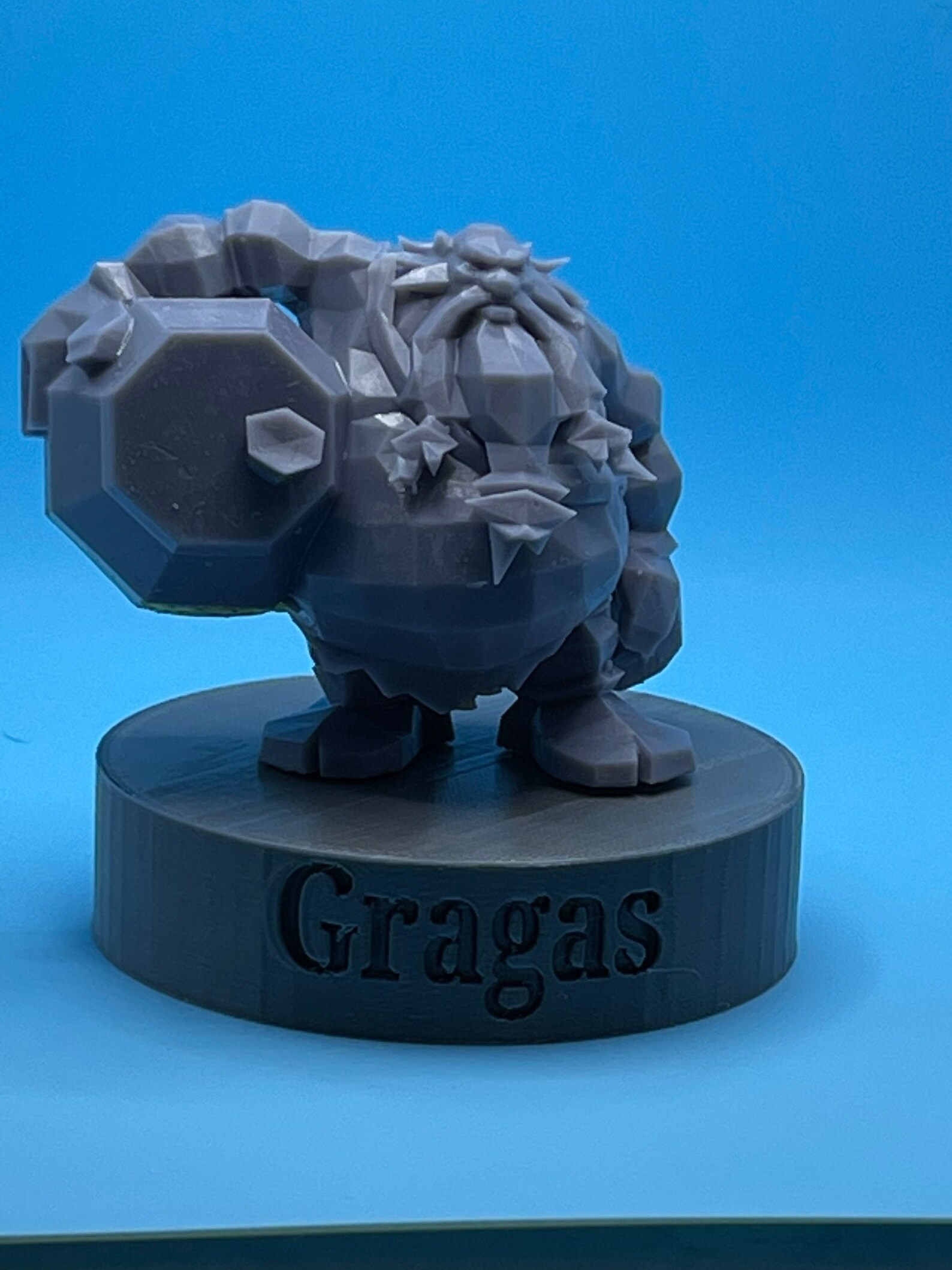 3D Printed Gragas Figure League of Legends | Etsy