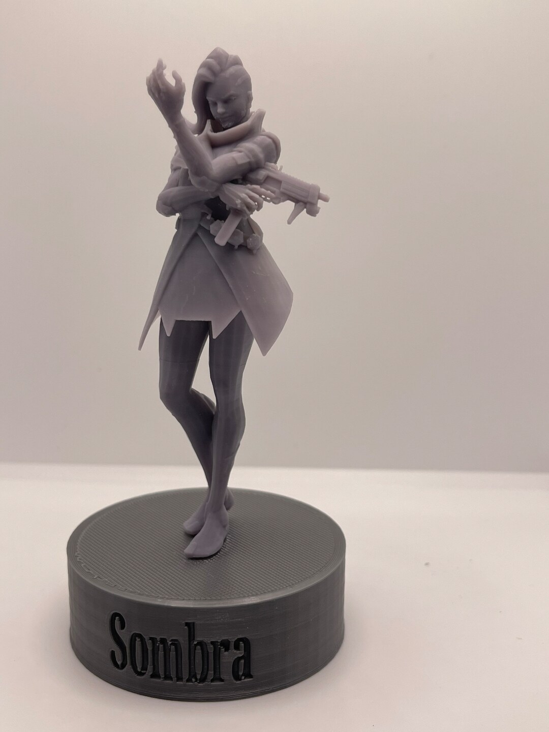 3D Printed Sombra Figure Overwatch - Etsy