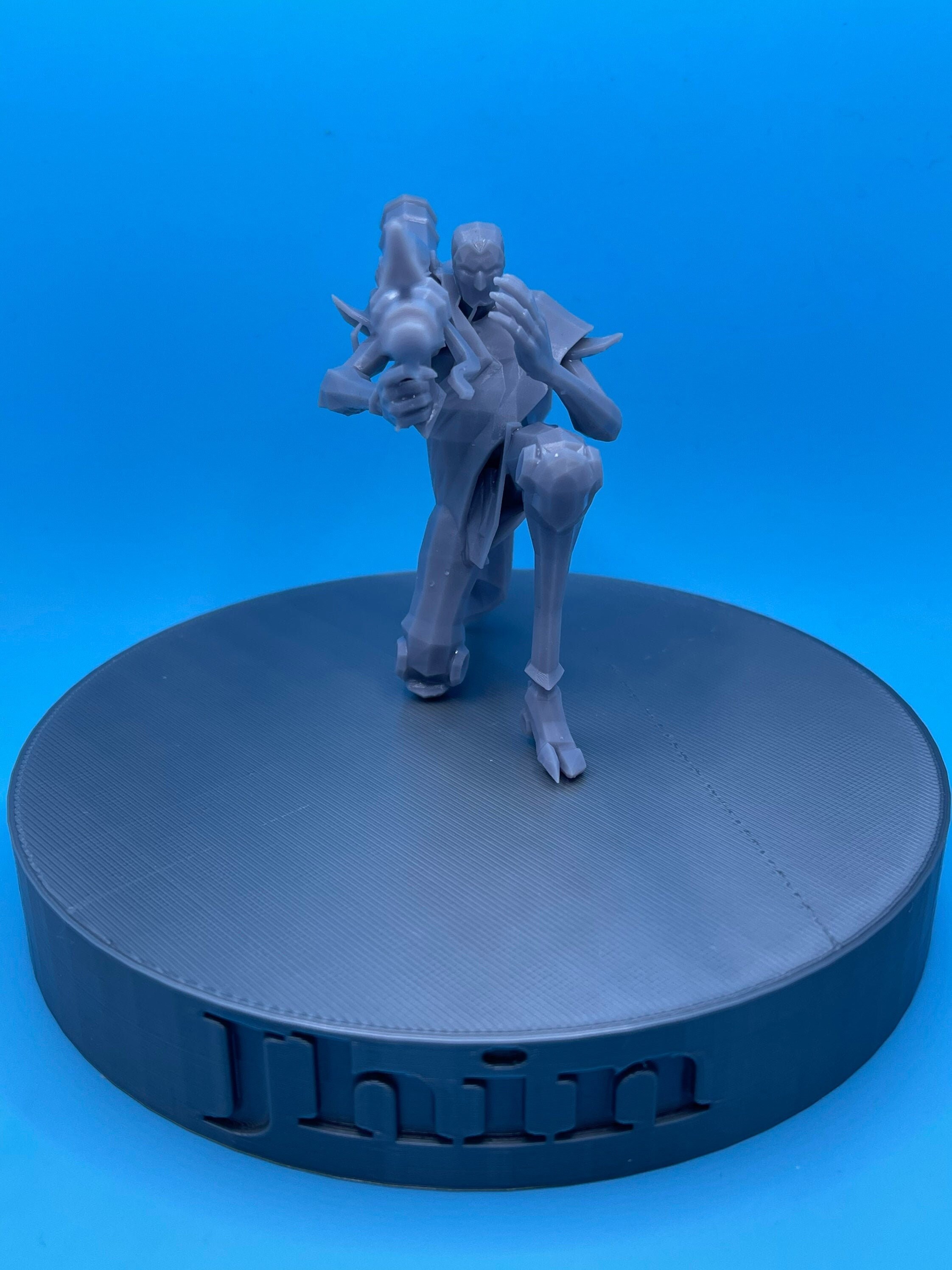 3D Printed Jhin Figure League of Legends | Etsy
