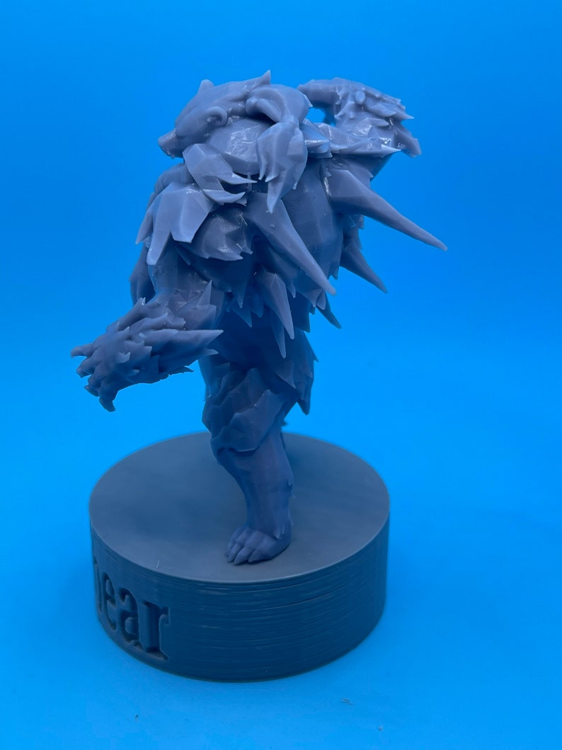 3D Printed Volibear Figure League of Legends - Etsy