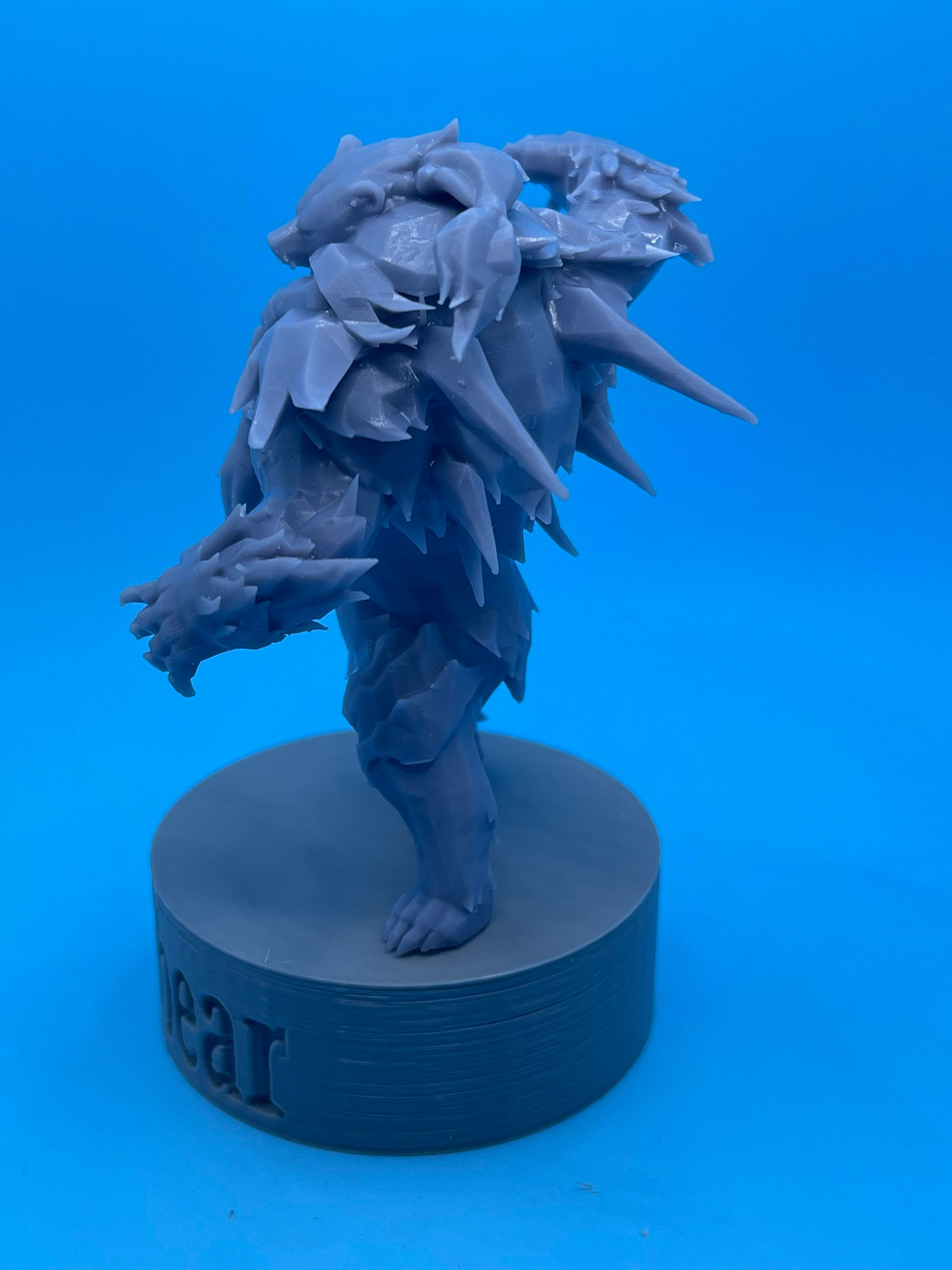 3D Printed Volibear Figure League of Legends - Etsy