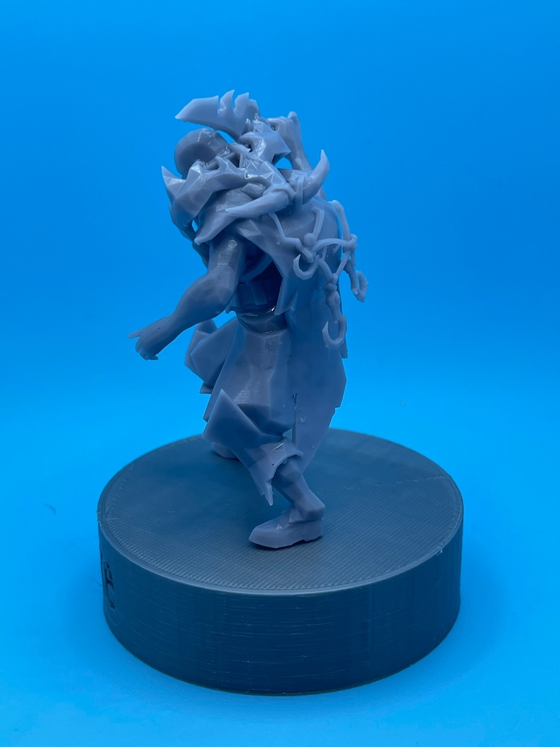 3D Printed Pyke Figure League of Legends - Etsy