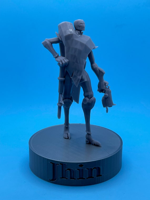 3D Printed Jhin Figure League of Legends - Etsy