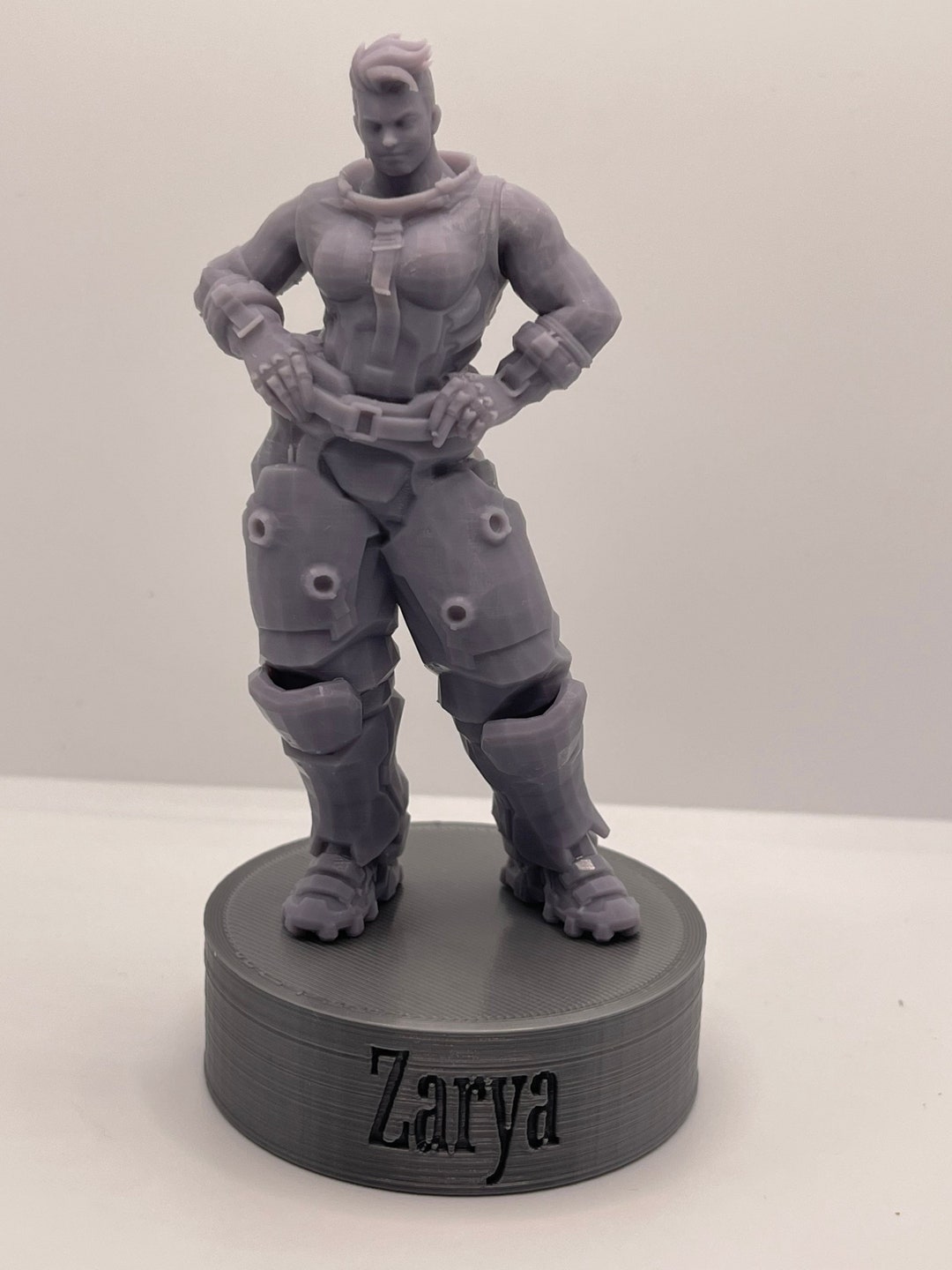3D Printed Zarya Figure Overwatch - Etsy