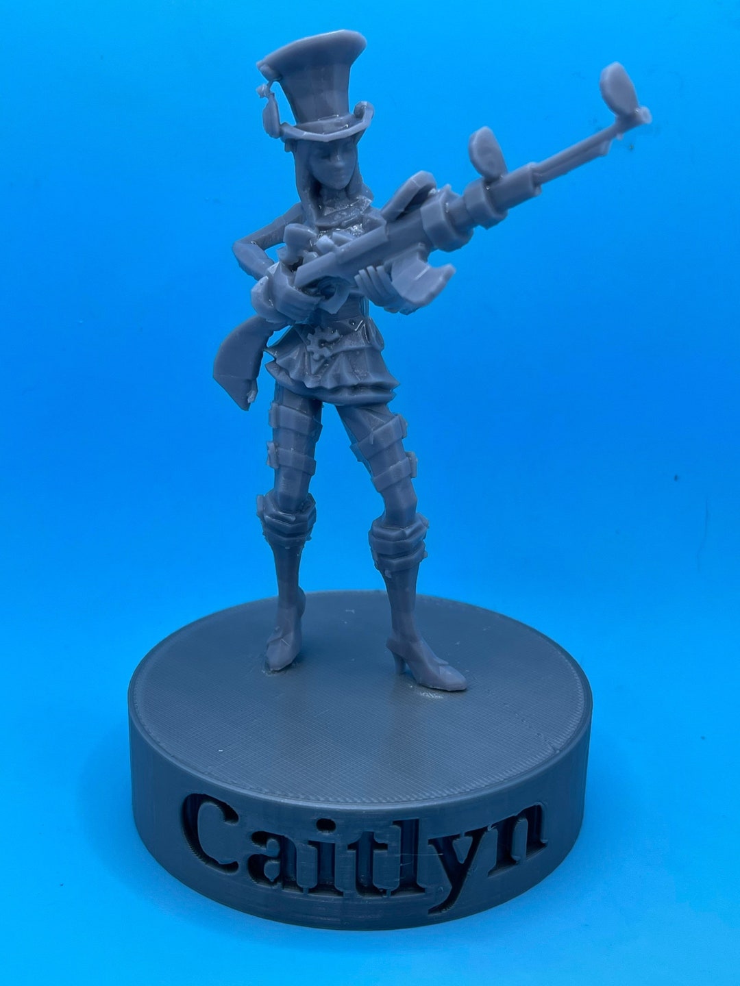 3D Printed Caitlyn Figure League of Legends - Etsy