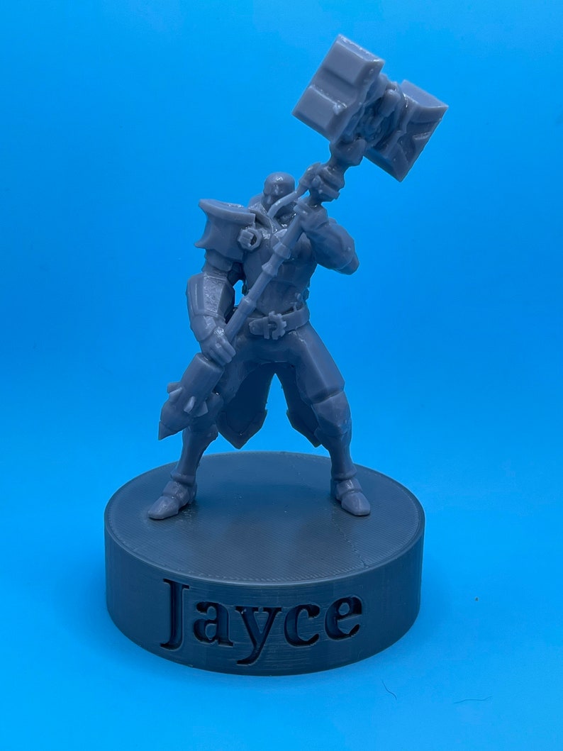 3D Printed Jayce Figure League of Legends - Etsy