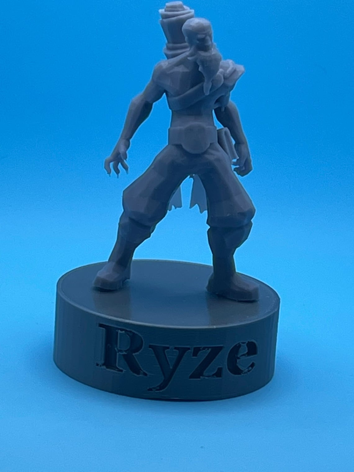 3D Printed Ryze Figure League of Legends | Etsy