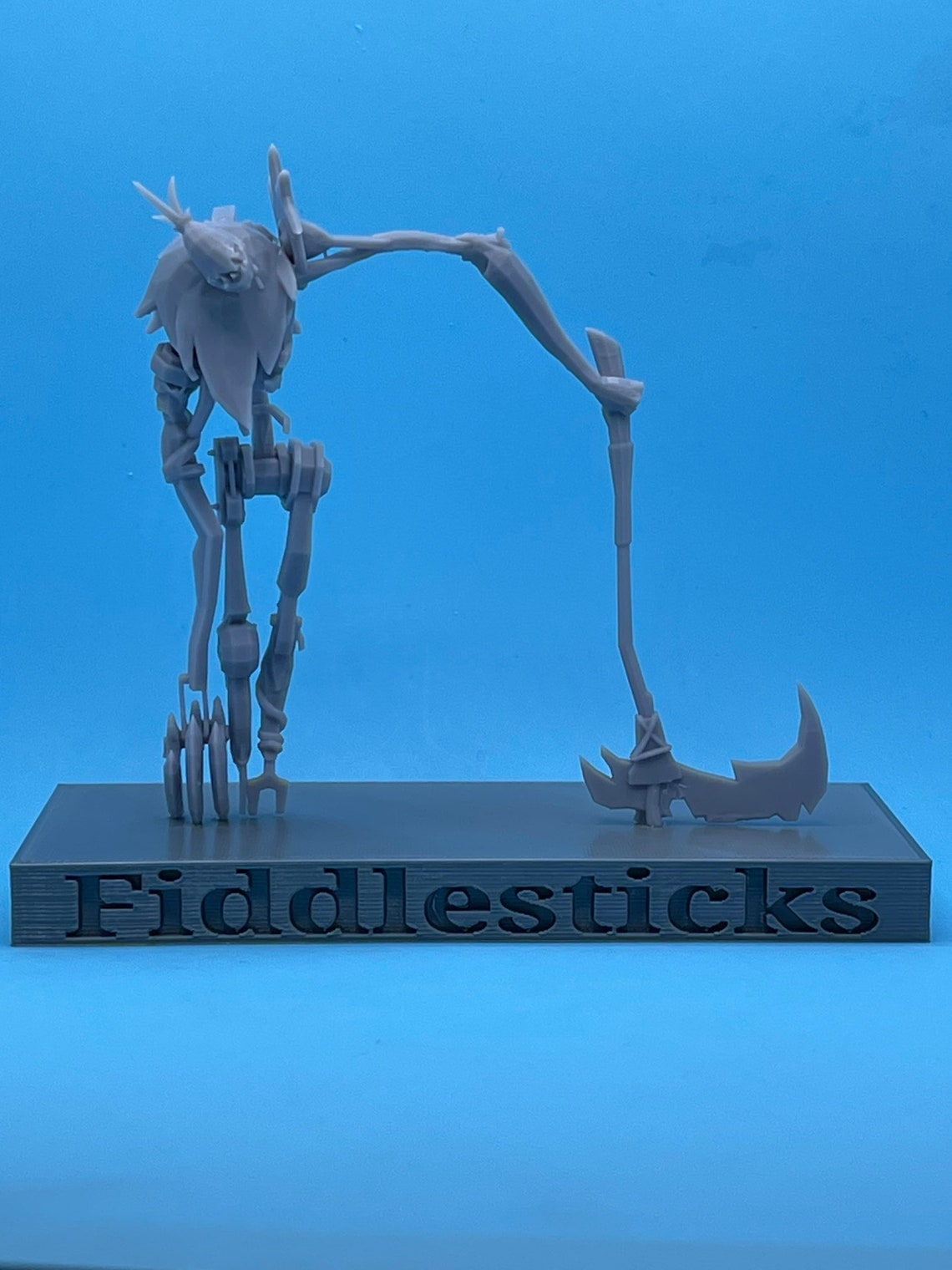 3D Printed Fiddlesticks Figure League of Legends - Etsy