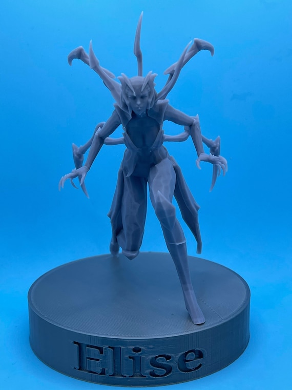 3D Printed Elise Figure League of Legends | Etsy
