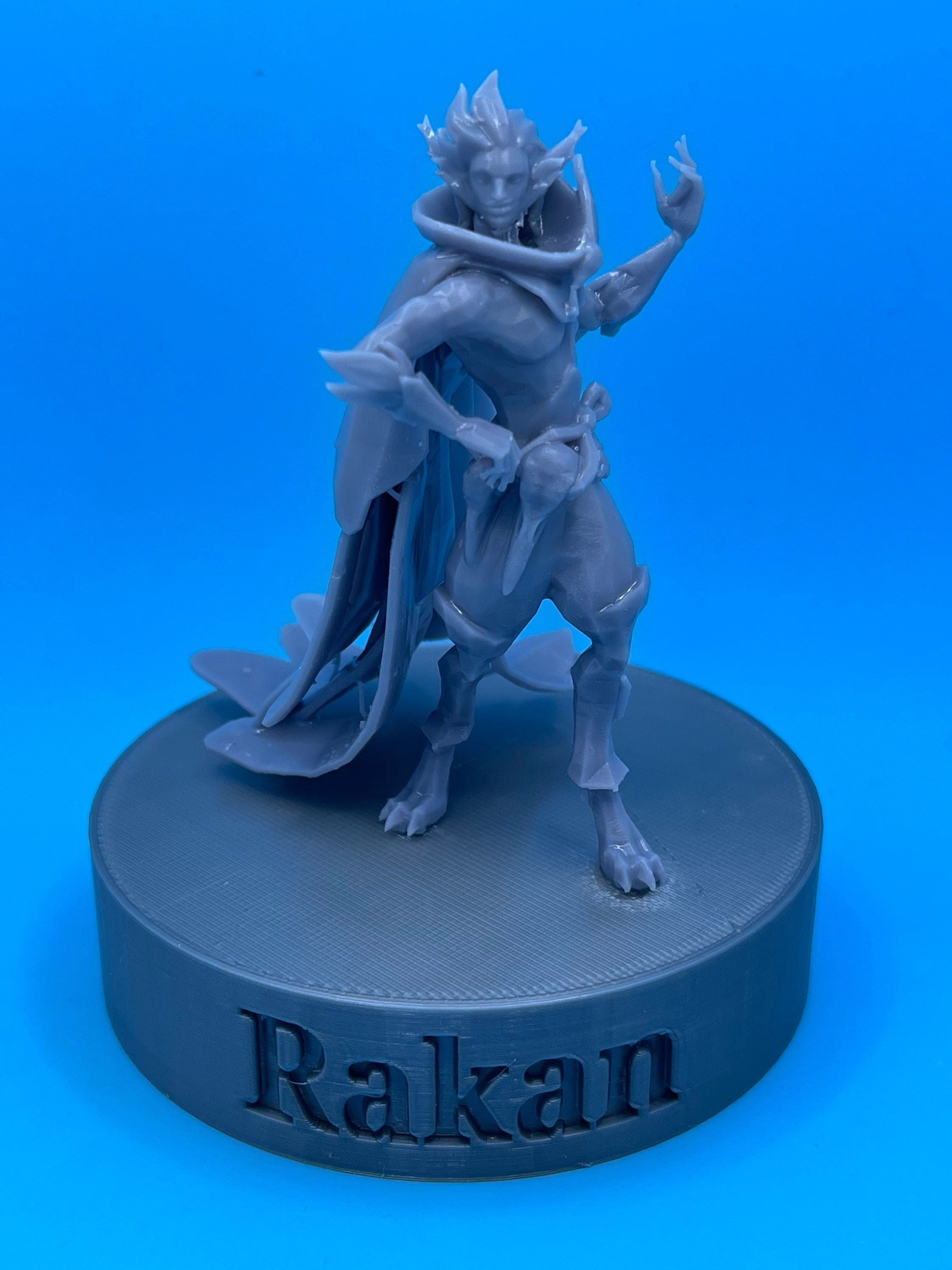 3D Printed Rakan Figure League of Legends - Etsy UK