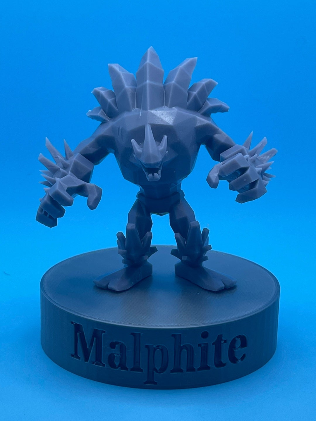 3D Printed Malphite Figure League of Legends - Etsy